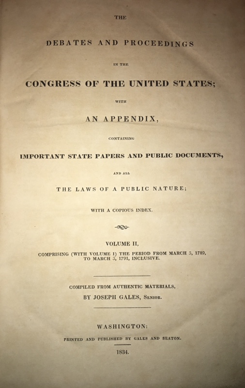 ALEXANDER HAMILTON’S FIRST REPORT ON THE PUBLIC CREDIT – Statutes and ...