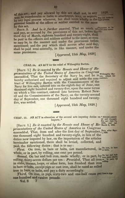 Tariff Of Abominations