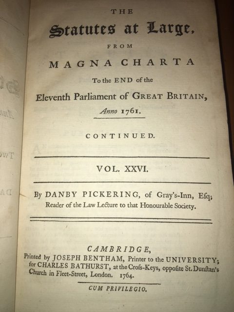 CURRENCY ACT OF 1764 – Statutes and Stories