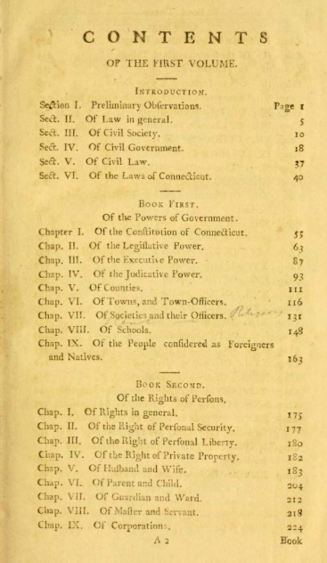 THE FIRST AMERICAN LAW BOOK: A System of the Laws of the State of ...