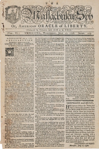 PATRIOT PRINTER ISAIAH THOMAS – Statutes and Stories