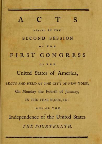 Hamilton’s Act Creating the Coast Guard – Statutes and Stories