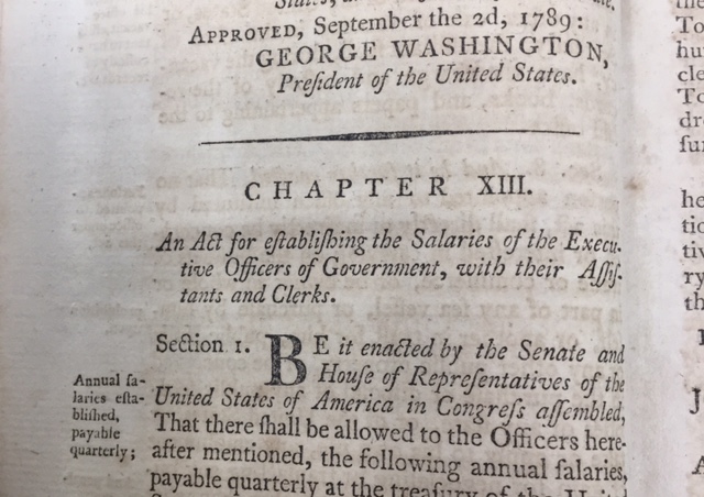 The First Congress (1789-1791) – Madison breathes life into the ...