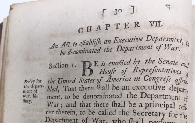 The First Congress (1789-1791) – Madison breathes life into the ...