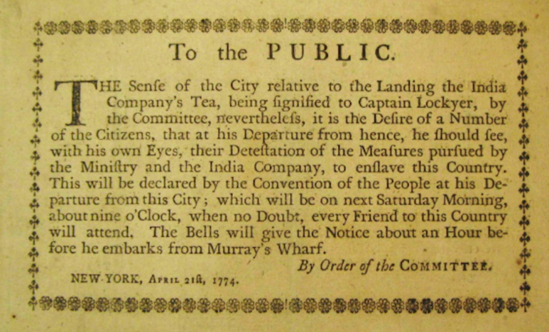 Tea Act of 1773 – Statutes and Stories