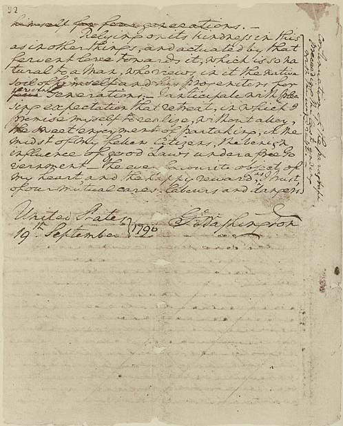 Washington’s Farewell Address – Statutes and Stories