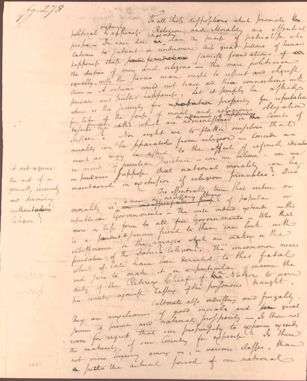 Washington’s Farewell Address – Statutes and Stories