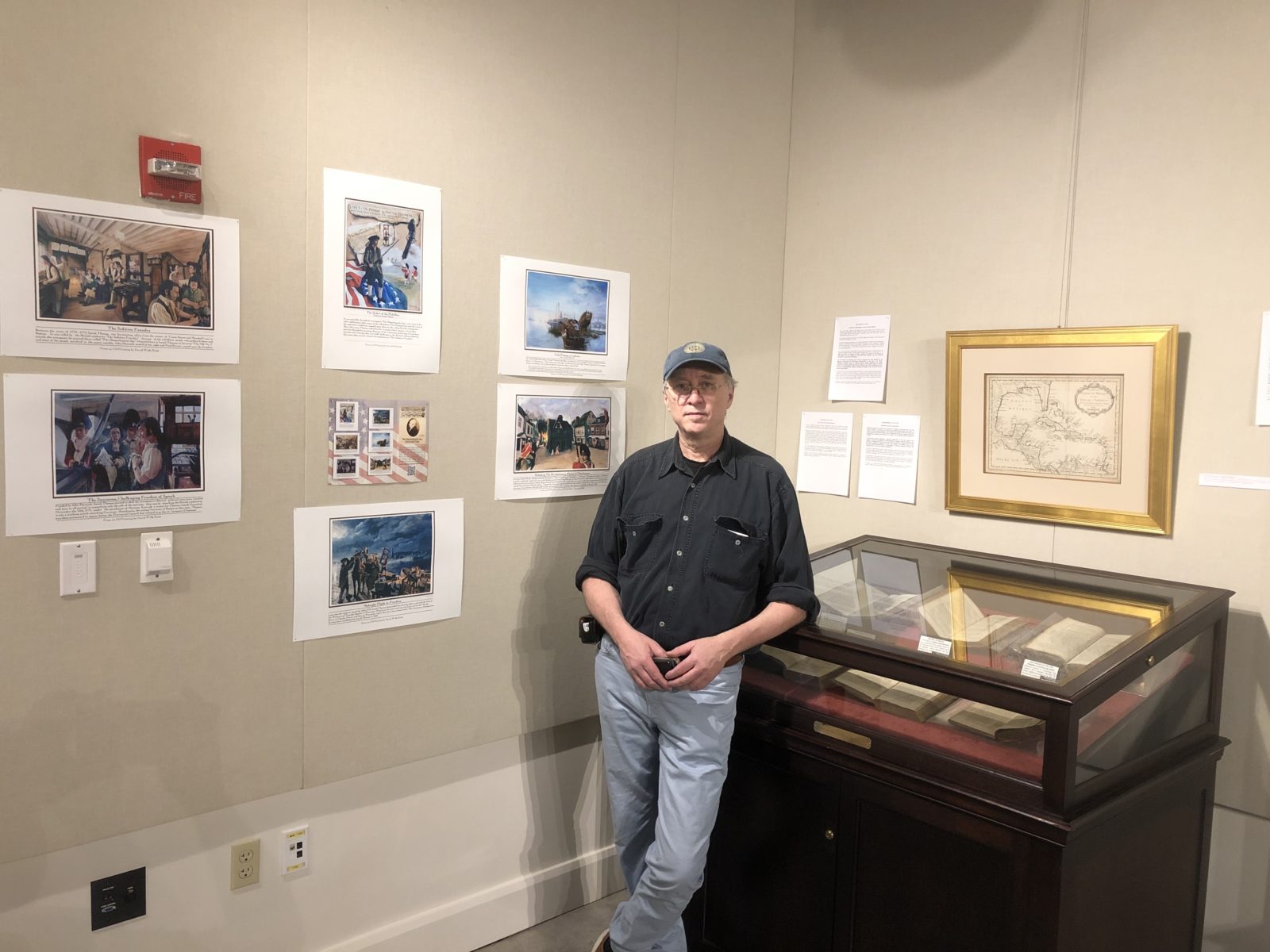 NSU exhibit part II: Patriot printer Isaiah Thomas (by David Wells Roth ...