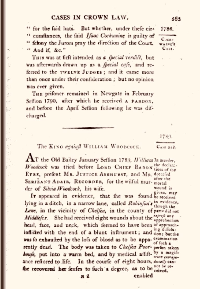 The People v. Levi Weeks (Part 2) – Statutes and Stories