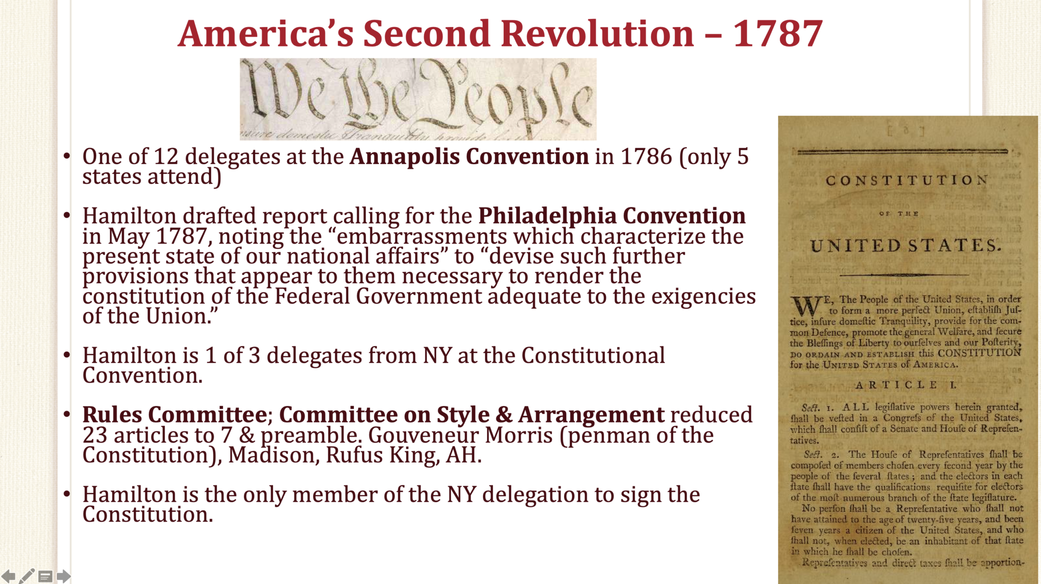 HAMILTON MUSICAL POWERPOINT – Statutes and Stories