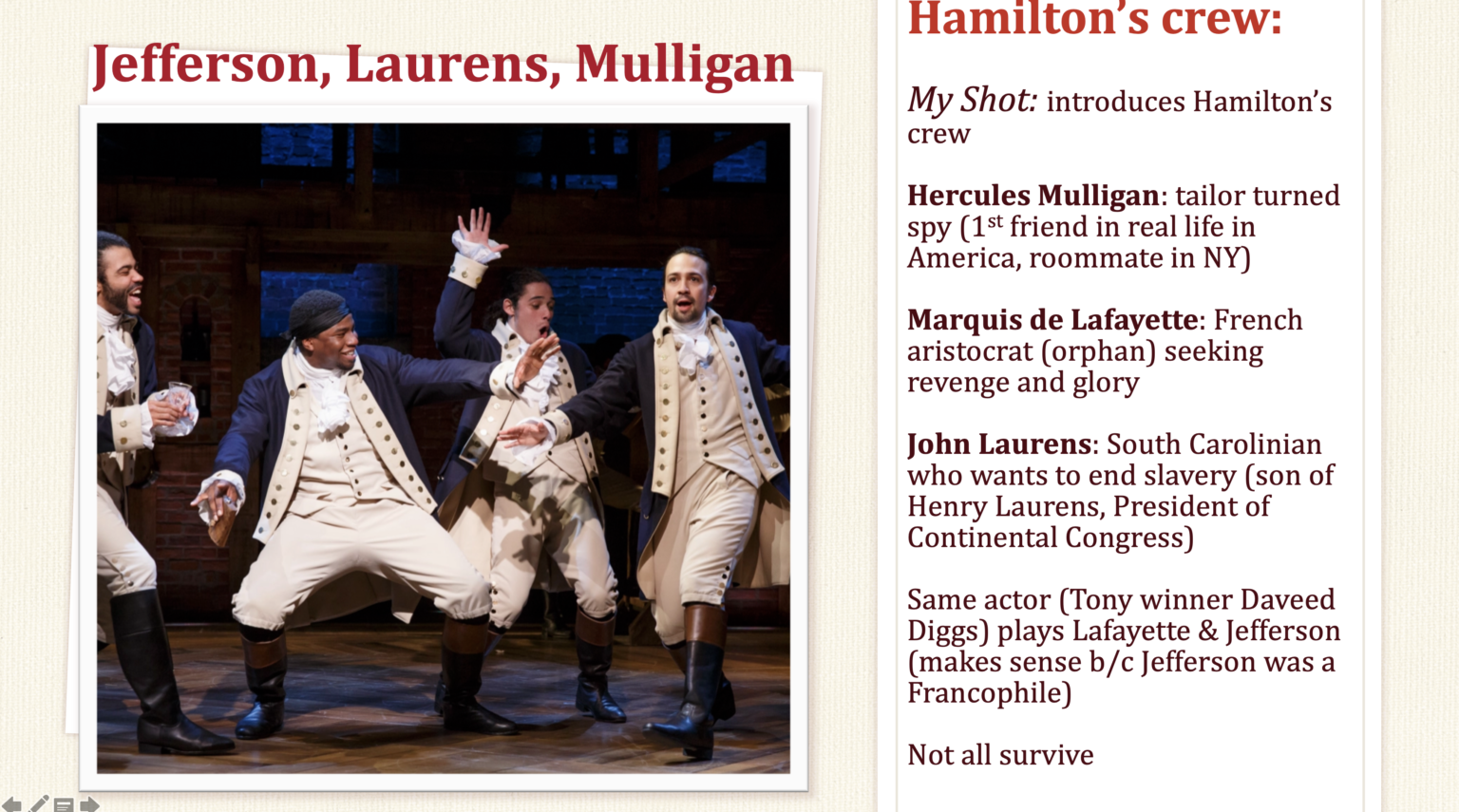HAMILTON MUSICAL POWERPOINT – Statutes and Stories