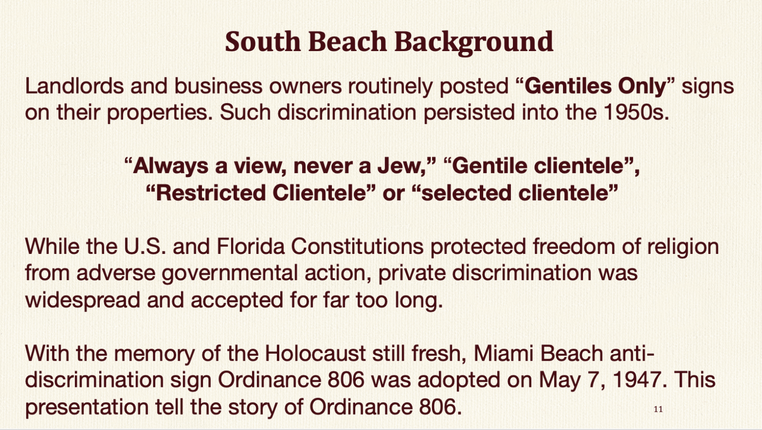 Miami Beach’s History-Making Anti-Discriminatory Sign Ordinance ...