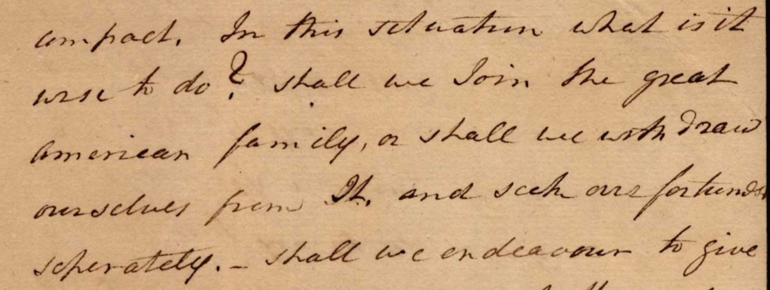 Melancton Smith’s watershed speech – Statutes and Stories